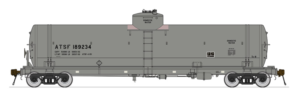 ATSF DOMESTIC WATER GATC TANK CAR 1965-1995 – Roka Models