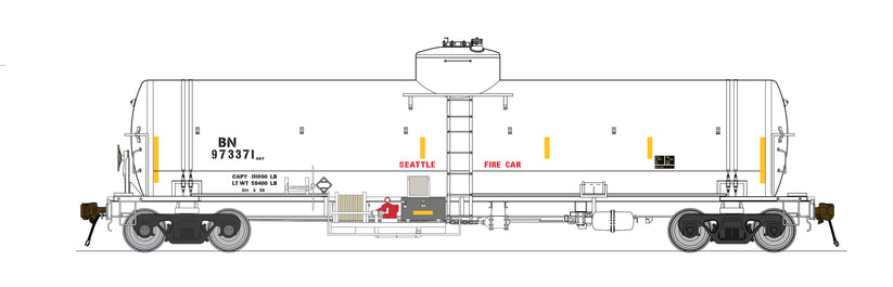 BN SEATTLE FIRE GATC TANK CAR PRE-2001 – Roka Models